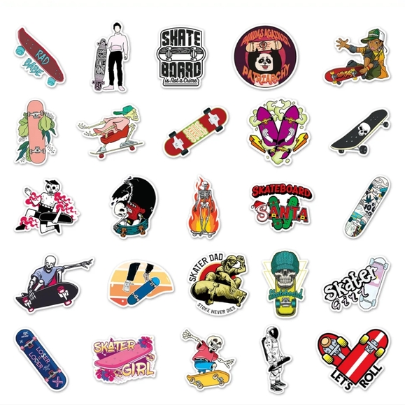 Office | 5 For 25 Skateboarding Stickers | Poshmark